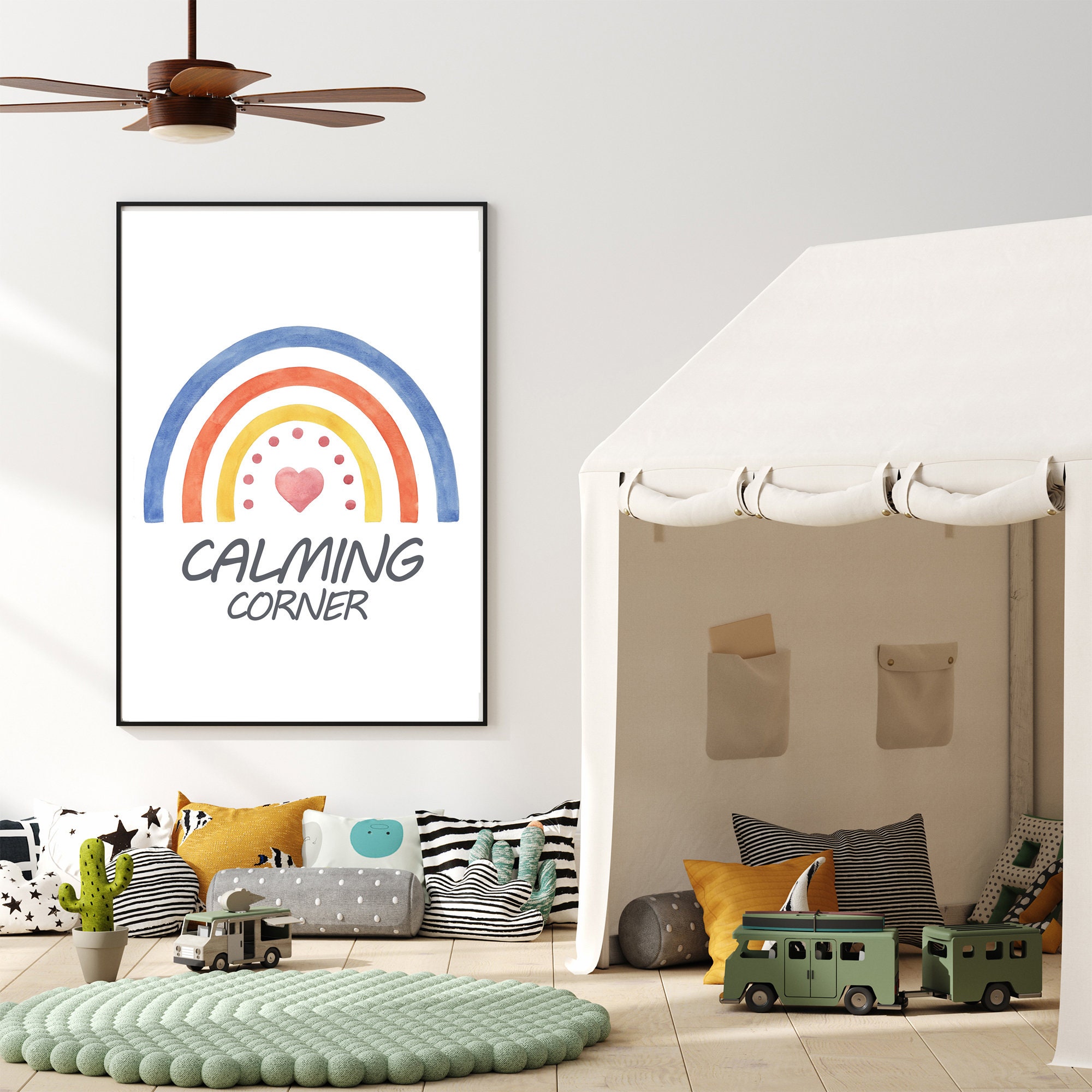 Calming Corner Poster Mindfulness Poster Calm Down Corner | Etsy