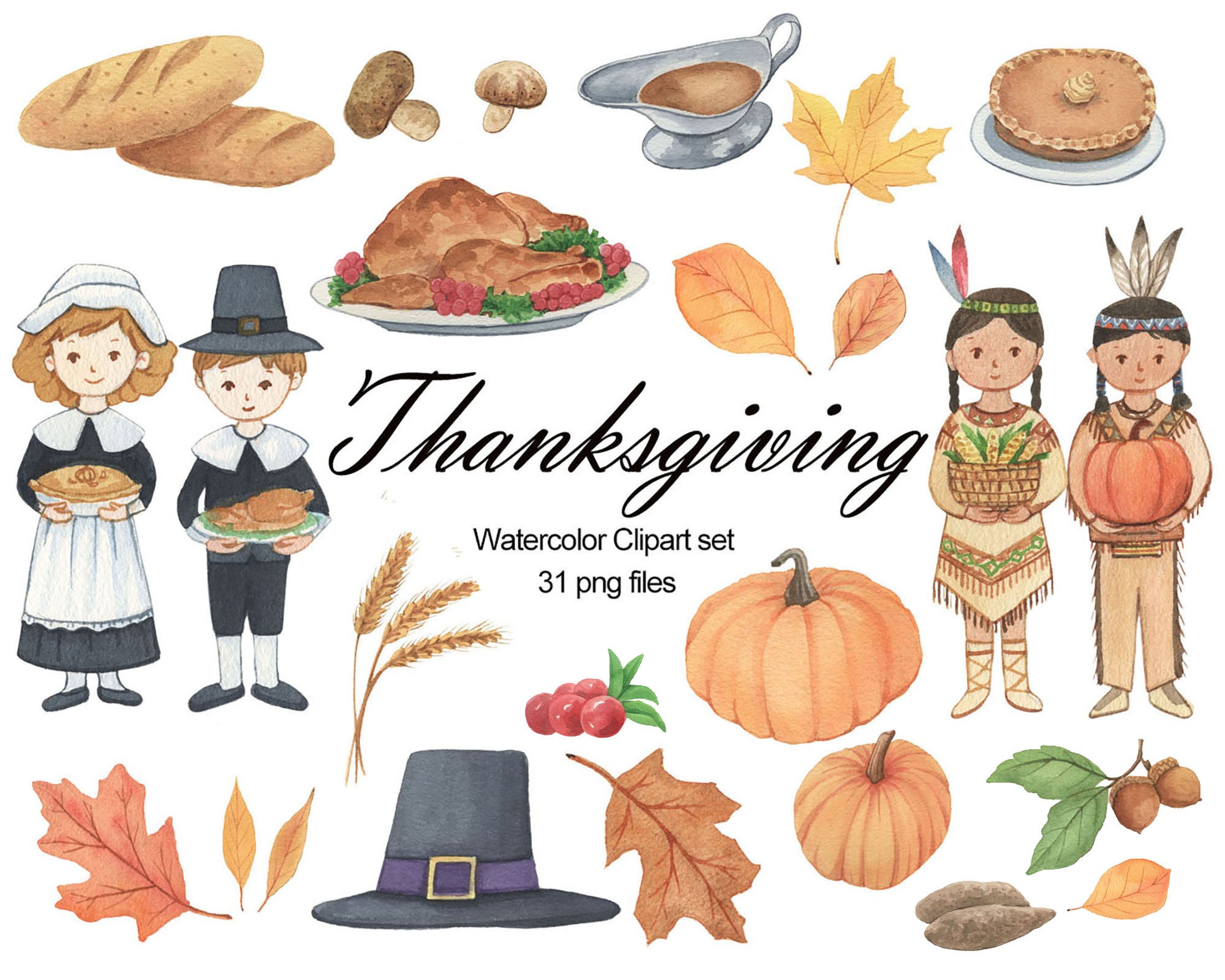 Pilgrimage Border Clipart