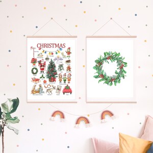 Christmas Printable Wall Art, Winter Poster, Kids Children Learning ...