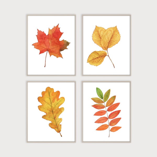 Fall Leaves Prints - Etsy