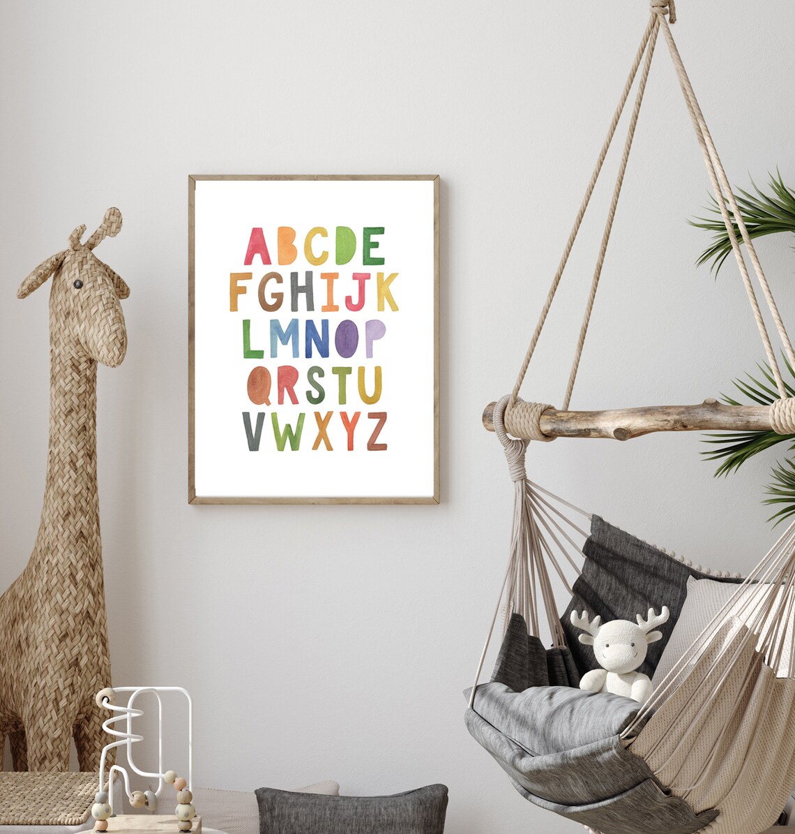 ABC Alphabet Poster Learning Home Schoolpreschool | Etsy