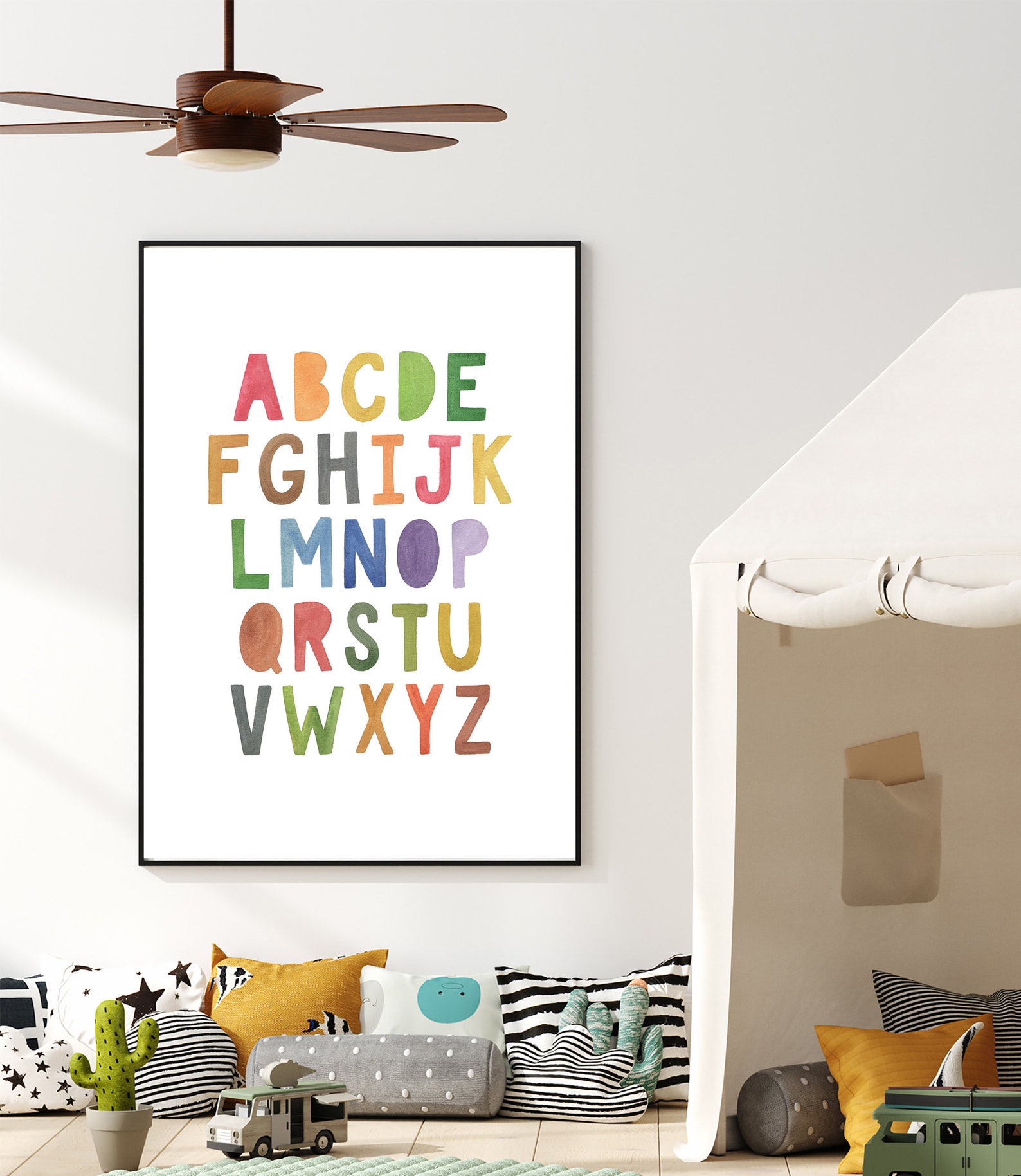 ABC Alphabet Poster Learning Home Schoolpreschool | Etsy