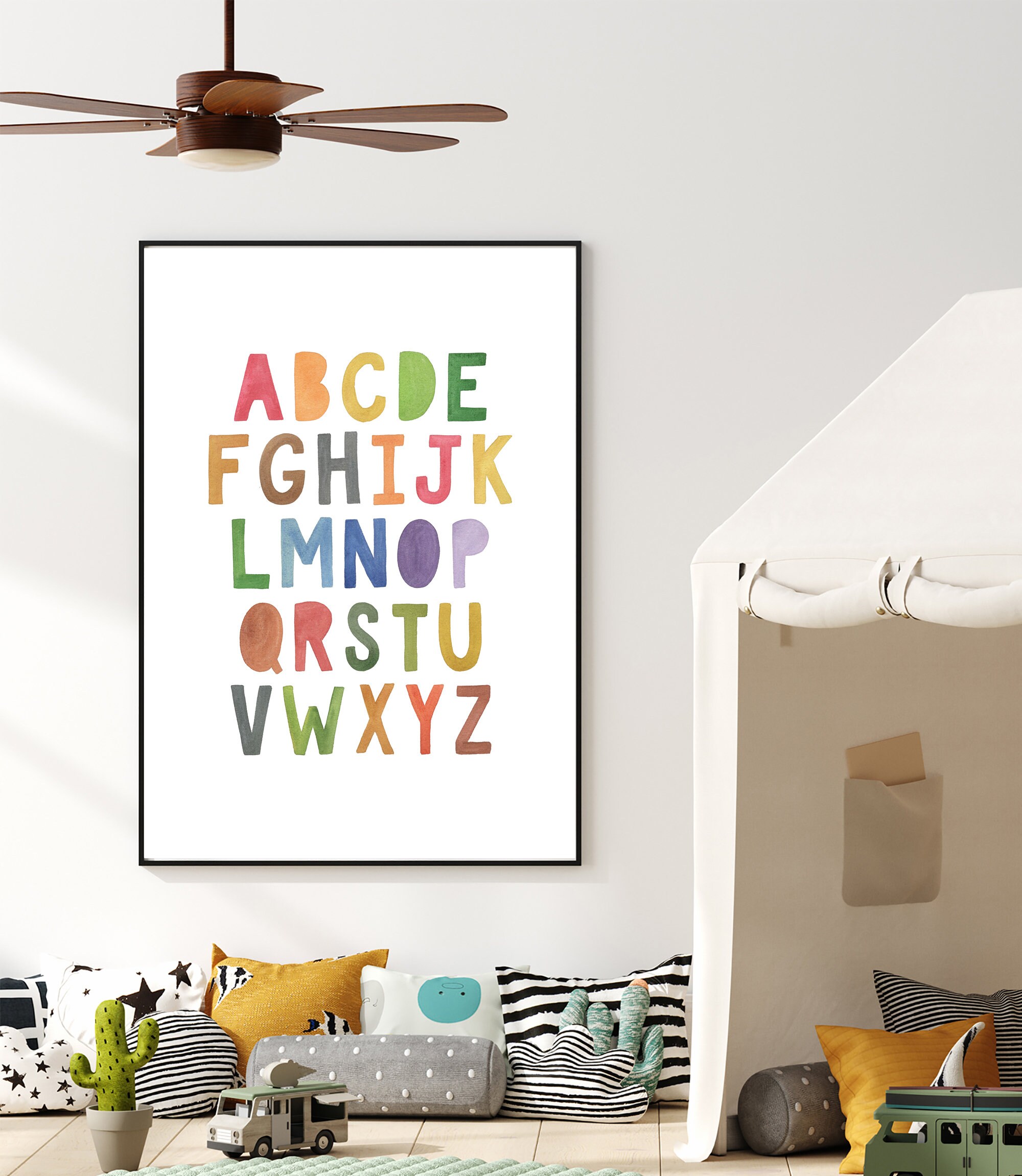 ABC Alphabet Poster Learning Home Schoolpreschool | Etsy