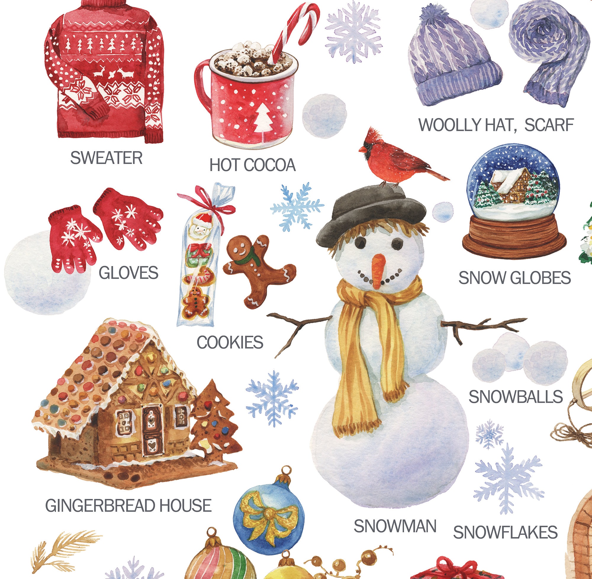 Winter Printable Wall Artwinter Poster Kids Children - Etsy Canada