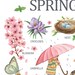 SPRING Printable Wall Art,spring Poster, Kids Children Learning ...
