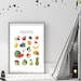 Educational Fruits Chart Printable Classroom, Learning Home School ...