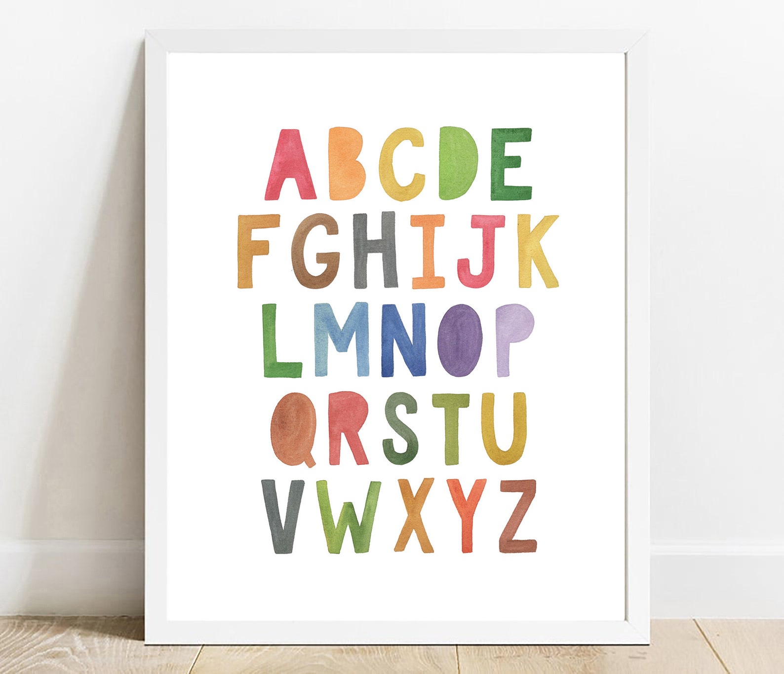 ABC Alphabet Poster Learning Home Schoolpreschool | Etsy