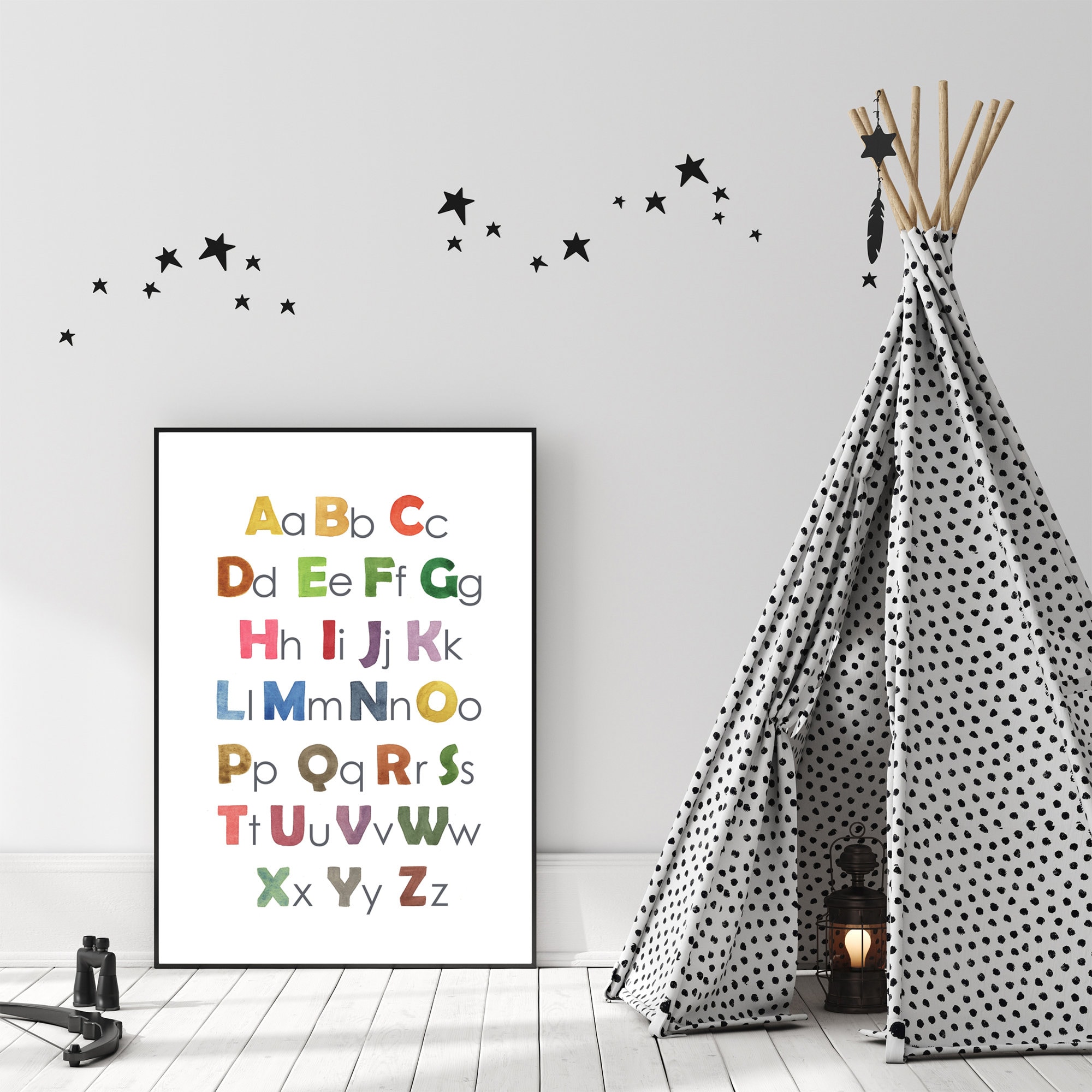 ABC Alphabet Poster Learning Home Schoolpreschool - Etsy