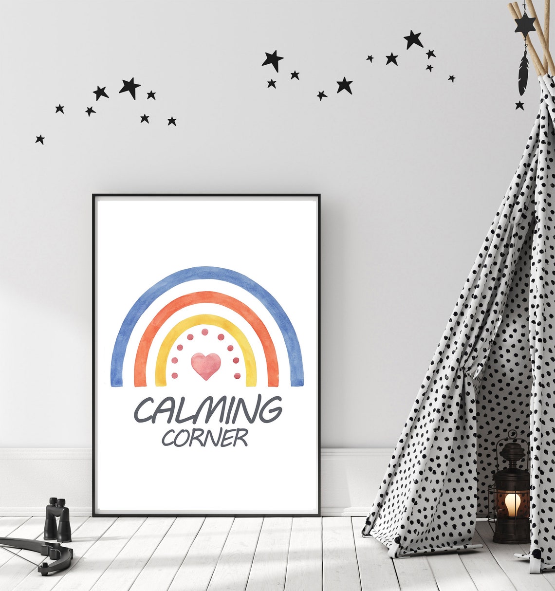 Calming Corner Poster Mindfulness Poster Calm Down Corner | Etsy