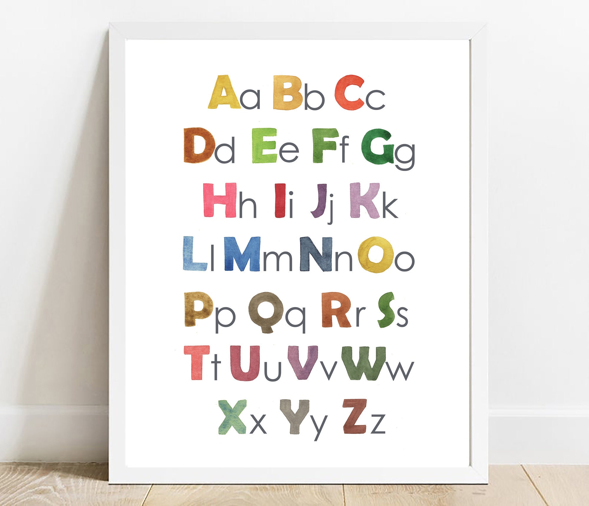 ABC Alphabet Poster Learning Home Schoolpreschool - Etsy