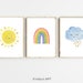 Sun Rainbow Rain Cloud Nursery Artbaby Shower Gift Girls - Etsy