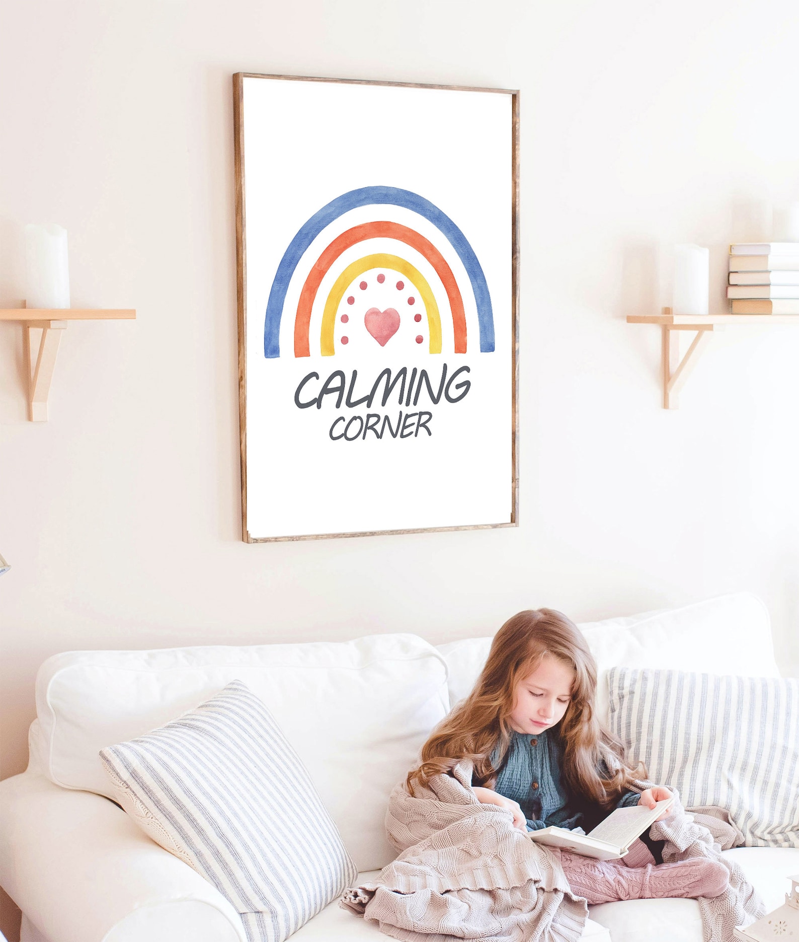 Calming Corner Poster Mindfulness Poster Calm Down Corner | Etsy