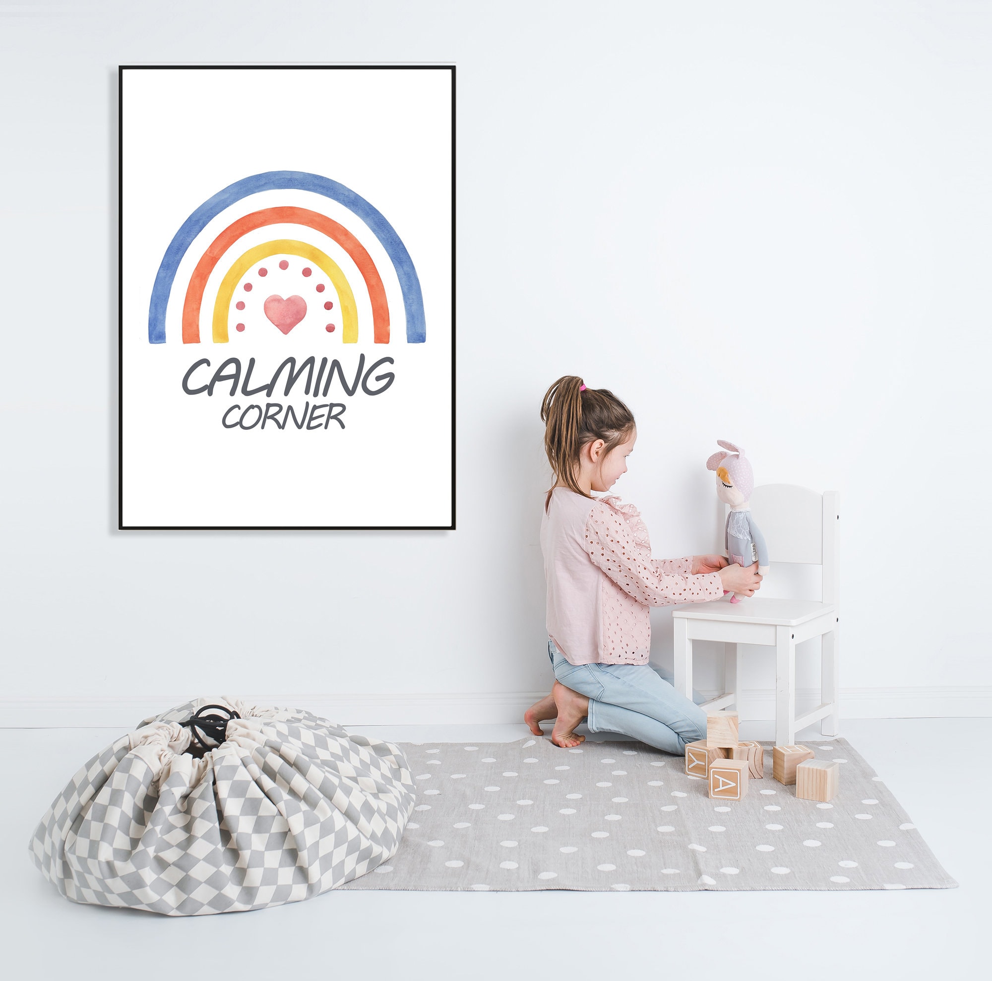 Calming Corner Poster Mindfulness Poster Calm Down Corner | Etsy