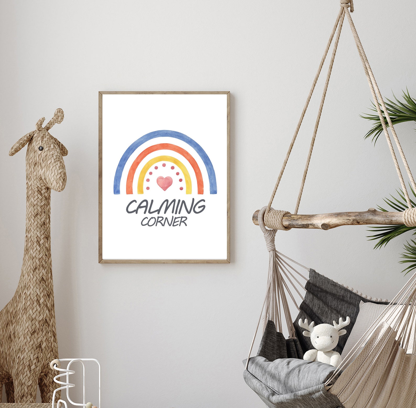 Calming Corner Poster Mindfulness Poster Calm Down Corner | Etsy