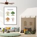Four Seasons Educational Poster, Printable Wall Art, Learning Home ...