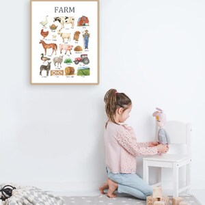 Shipped_educational Farm Classroom, Farm Animals, Learning Home School ...