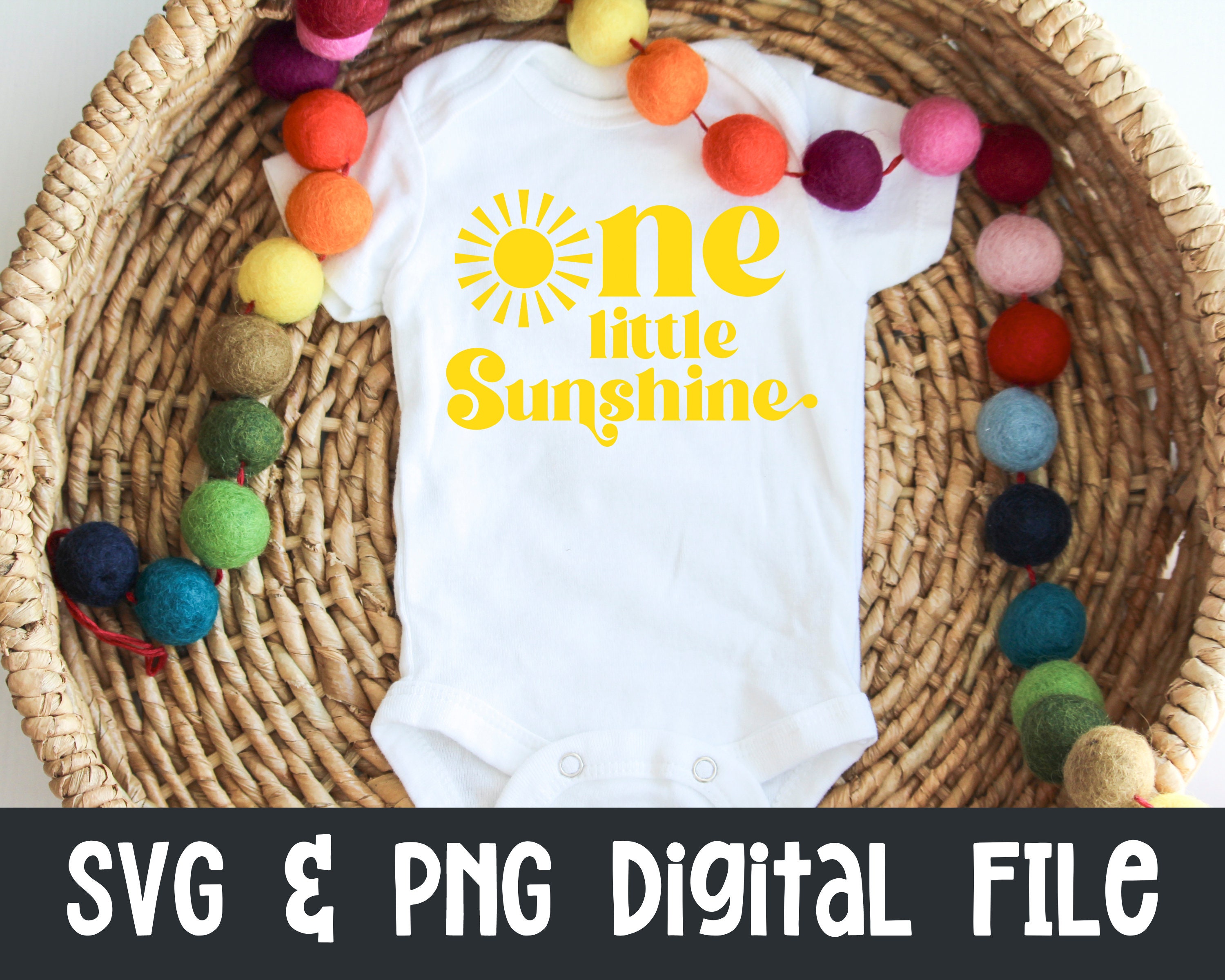 One Little Sunshine SVG | First Birthday SVG | Birthday SVG Cut File ...