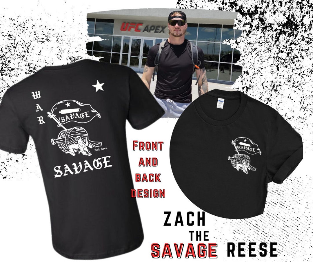 Zach the Savage Reese- Custom MMA Fighter Tee | WAR Fighting System ...
