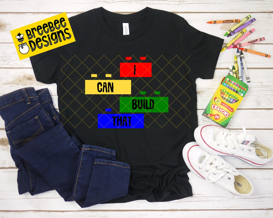 I Can Build That Building Blocks SVG | Kid Shirt SVG | Blocks Svg ...