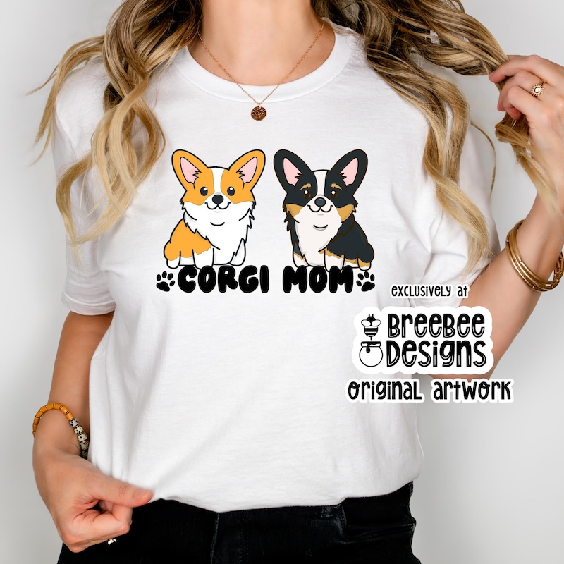 Tri Color Corgi T Shirts - Etsy