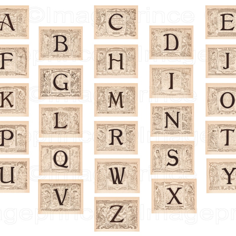 Scrapbook Alphabet Letters - Etsy