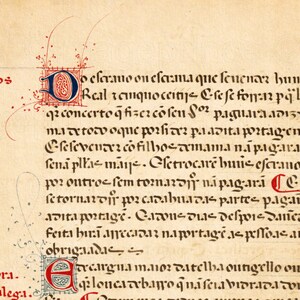 Medieval Script Pages, Set of 5, Digital Paper With Handwriting on ...