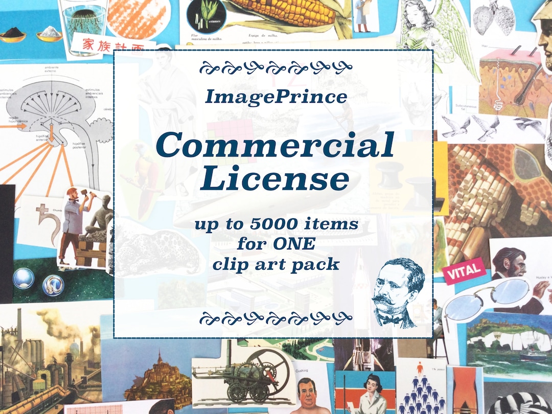 Commercial License up to 5000 Items, for ONE Clipart Pack, Commercial ...