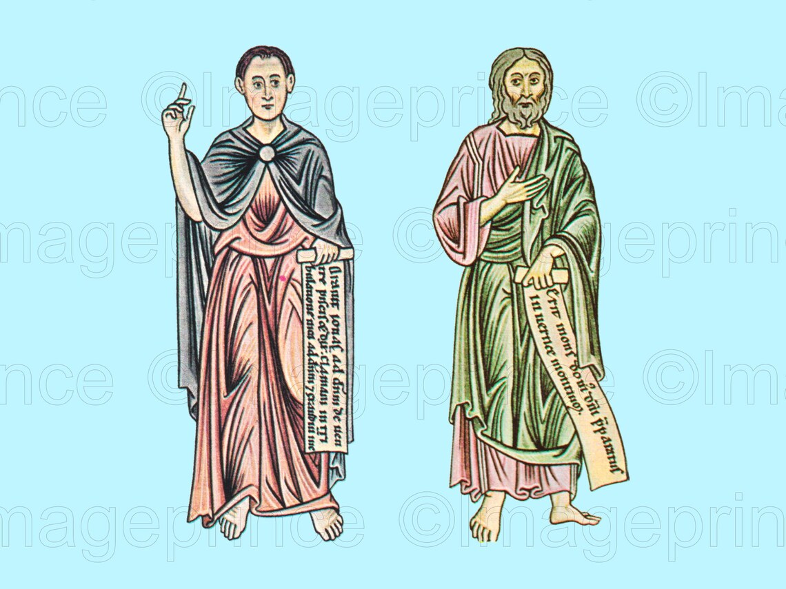 Religious Clipart With Bible Figures, Priests, Holy Men, Religious ...