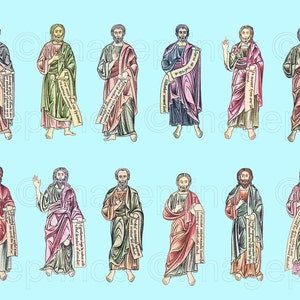 Religious Clipart With Bible Figures, Priests, Holy Men, Religious ...