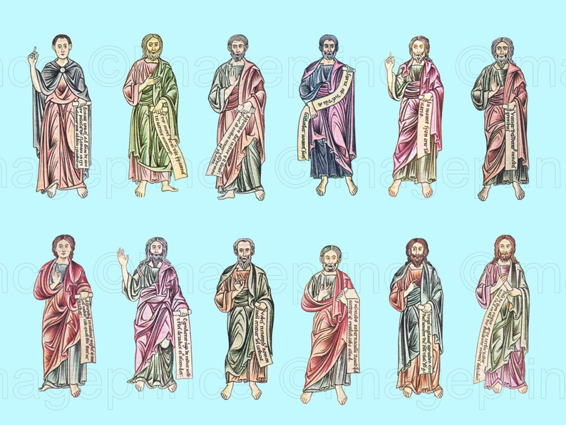 Religious Clipart With Bible Figures, Priests, Holy Men, Religious ...