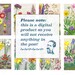 Vintage Botanical Prints, Spring Flower Illustrations With Daffodils ...