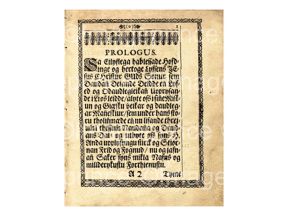 Medieval Journal Pages, 16th Century Icelandic Text, Renaissance Set of ...