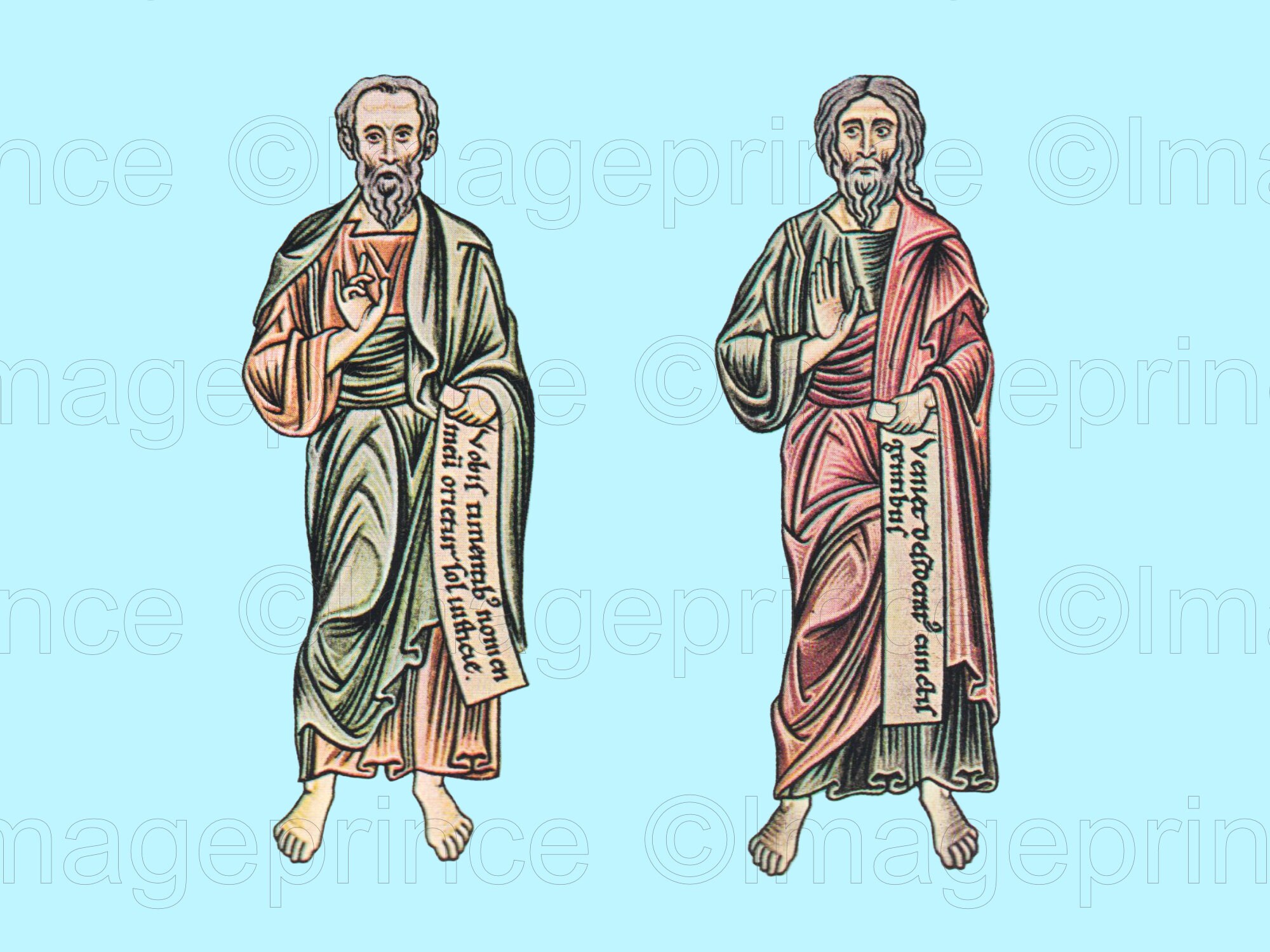 Religious Clipart With Bible Figures, Priests, Holy Men, Religious ...