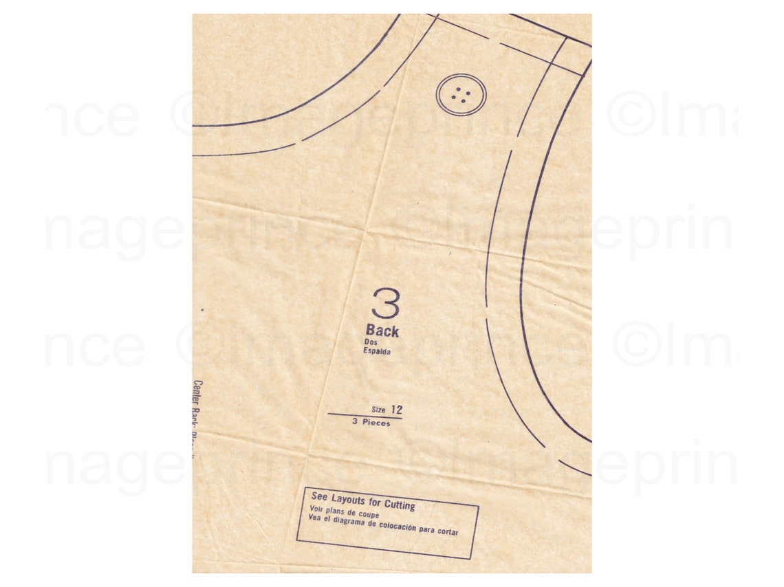Digital Sewing Paper - Instant Download, Vintage Dressmakers Paper for ...