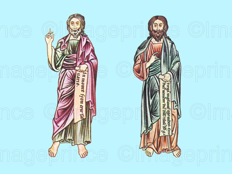 Religious Clipart With Bible Figures, Priests, Holy Men, Religious ...