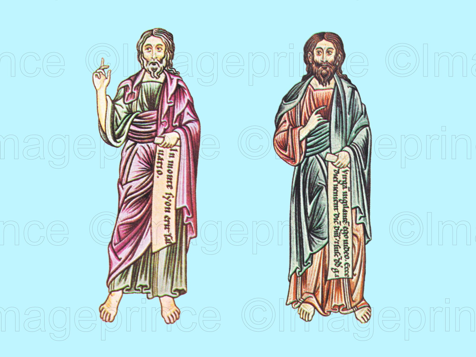 Religious Clipart With Bible Figures, Priests, Holy Men, Religious ...
