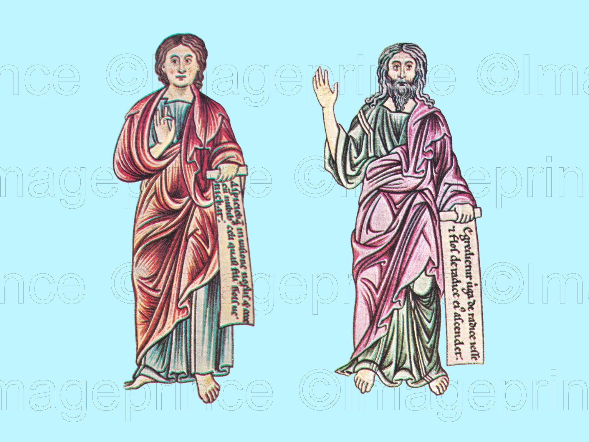Religious Clipart With Bible Figures, Priests, Holy Men, Religious ...