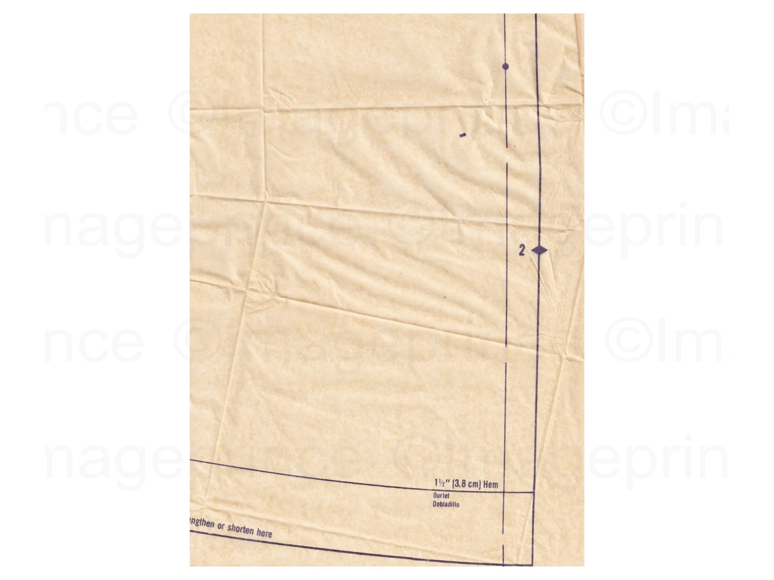 Digital Sewing Paper - Instant Download, Vintage Dressmakers Paper for ...