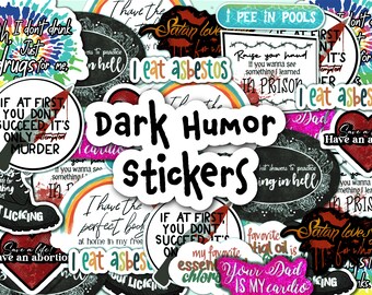 Stickers Dark Humor - Etsy