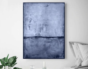 Indigo Abstract - Etsy