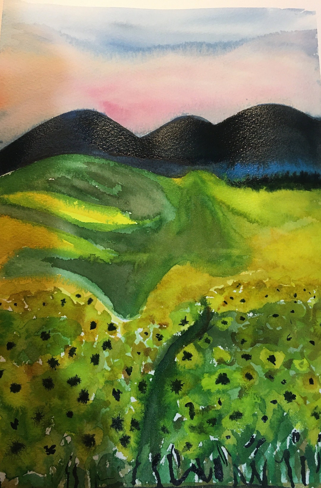 Original Watercolour Painting of Ege aegean - Etsy