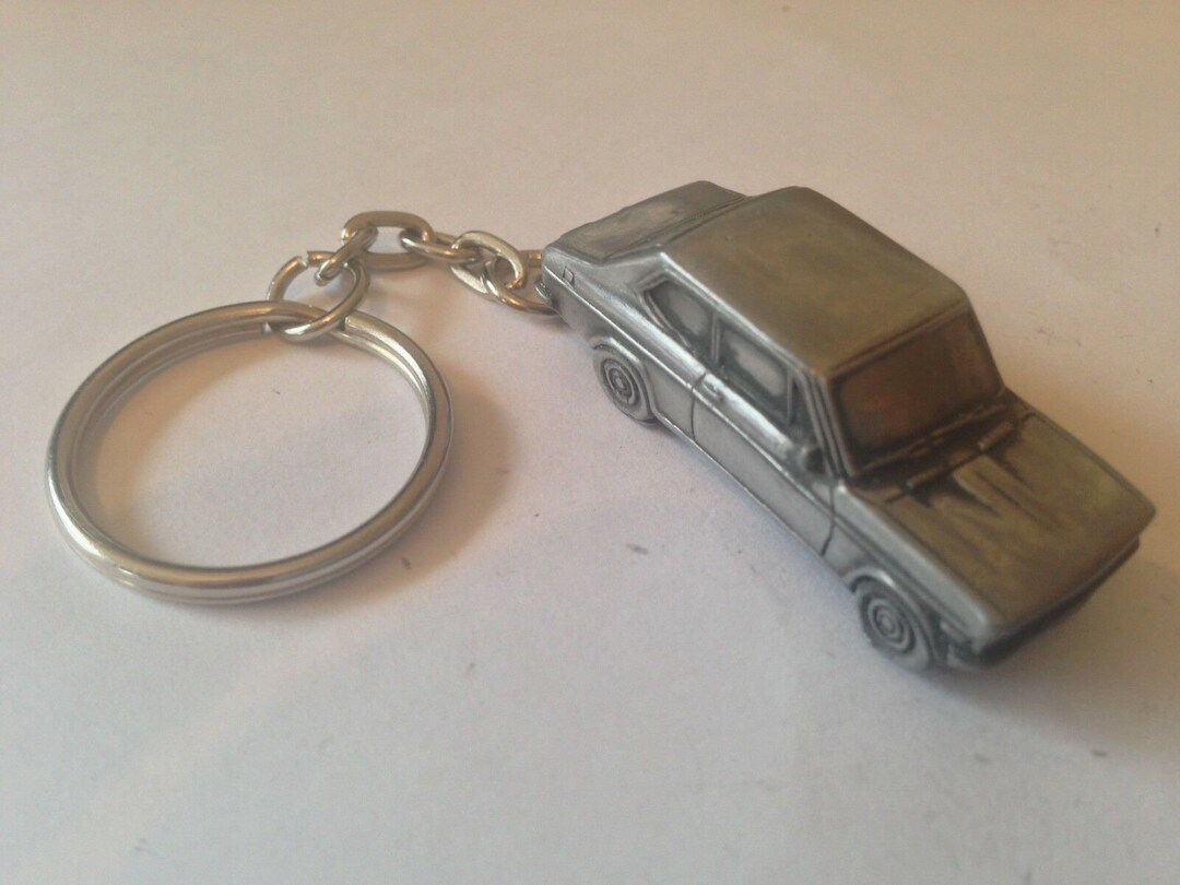 Classic Car Pewter Effect Datsun 1200 2 Door Saloon Ref57 Car Keyring ...