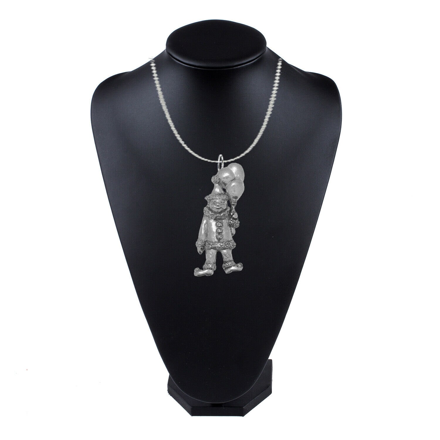 Clown on a 18 Inch Platinum Plated Chain Necklace Jewellery - Etsy UK