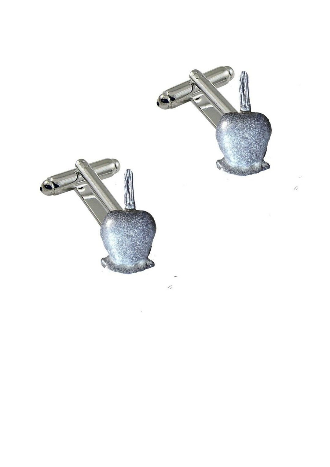 Toffee Apple Made From Fine English Pewter Cuff Link or Tie Slide or ...