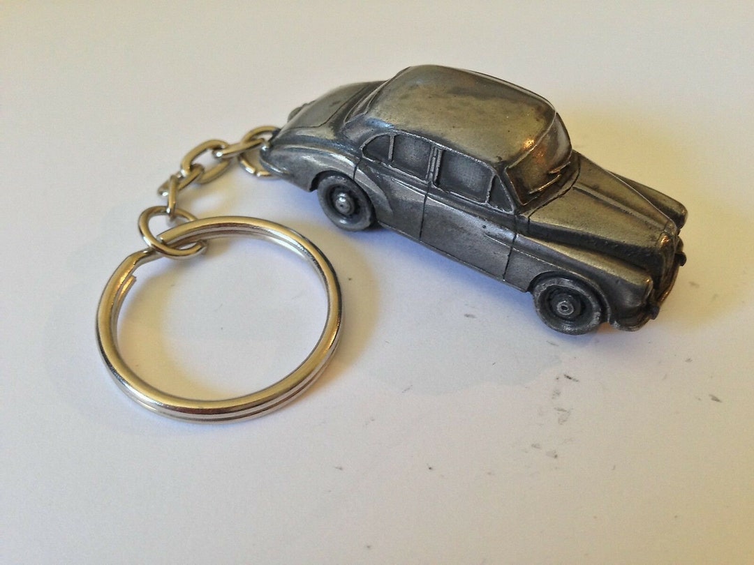 Classic Car Pewter Effect MG Magnette ZB Ref132 Car Keyring or Pin ...