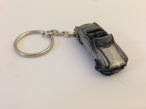 Classic Car Pewter Effect MG B Roadster Ref129 Car Keyring or - Etsy