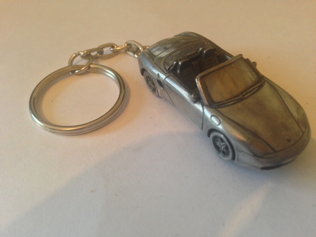 Classic German Sports Car Boxster Ref192 Car Keyring or Pin Badge ...