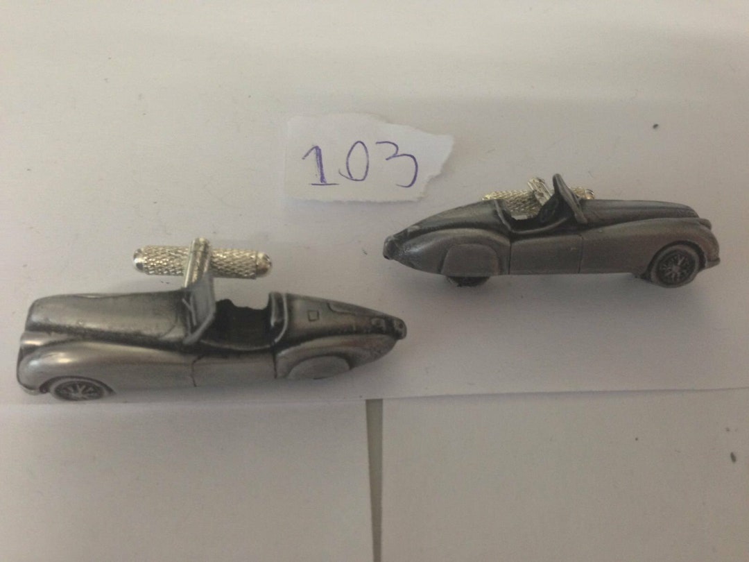 Sports Car Sports Car Convertible XK 120 Roadster Ref103 Cuff Link ...