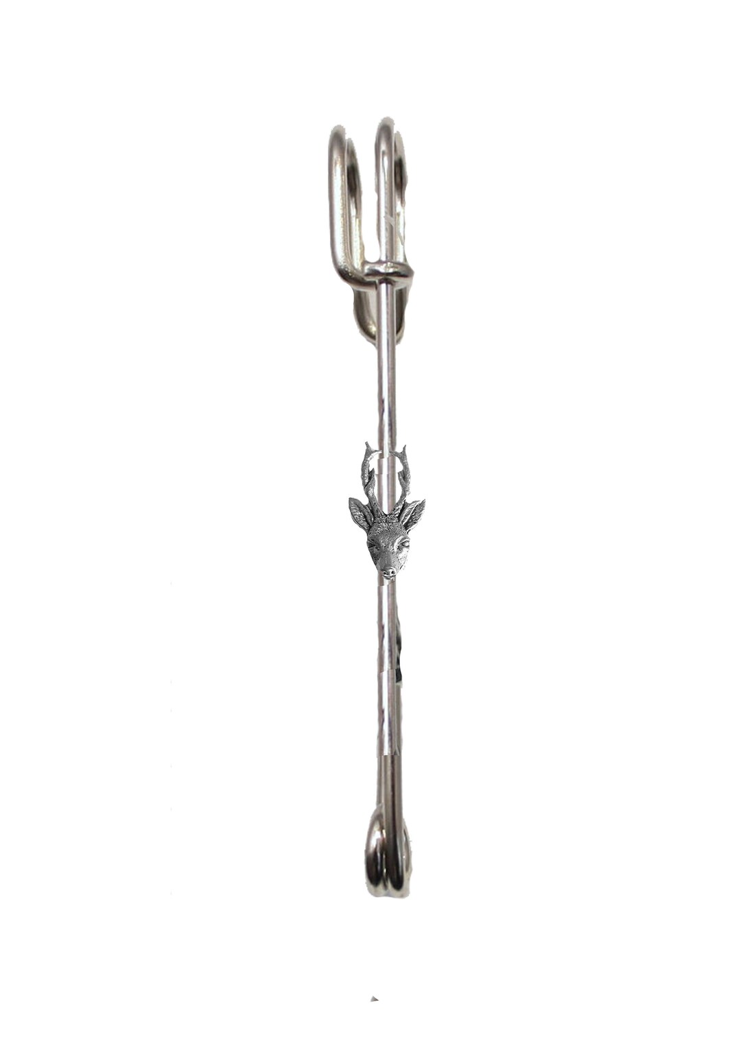Roe Deer Head on a 3" 7.5cm Kilt Pin Scarf / Brooch With English Pewter ...