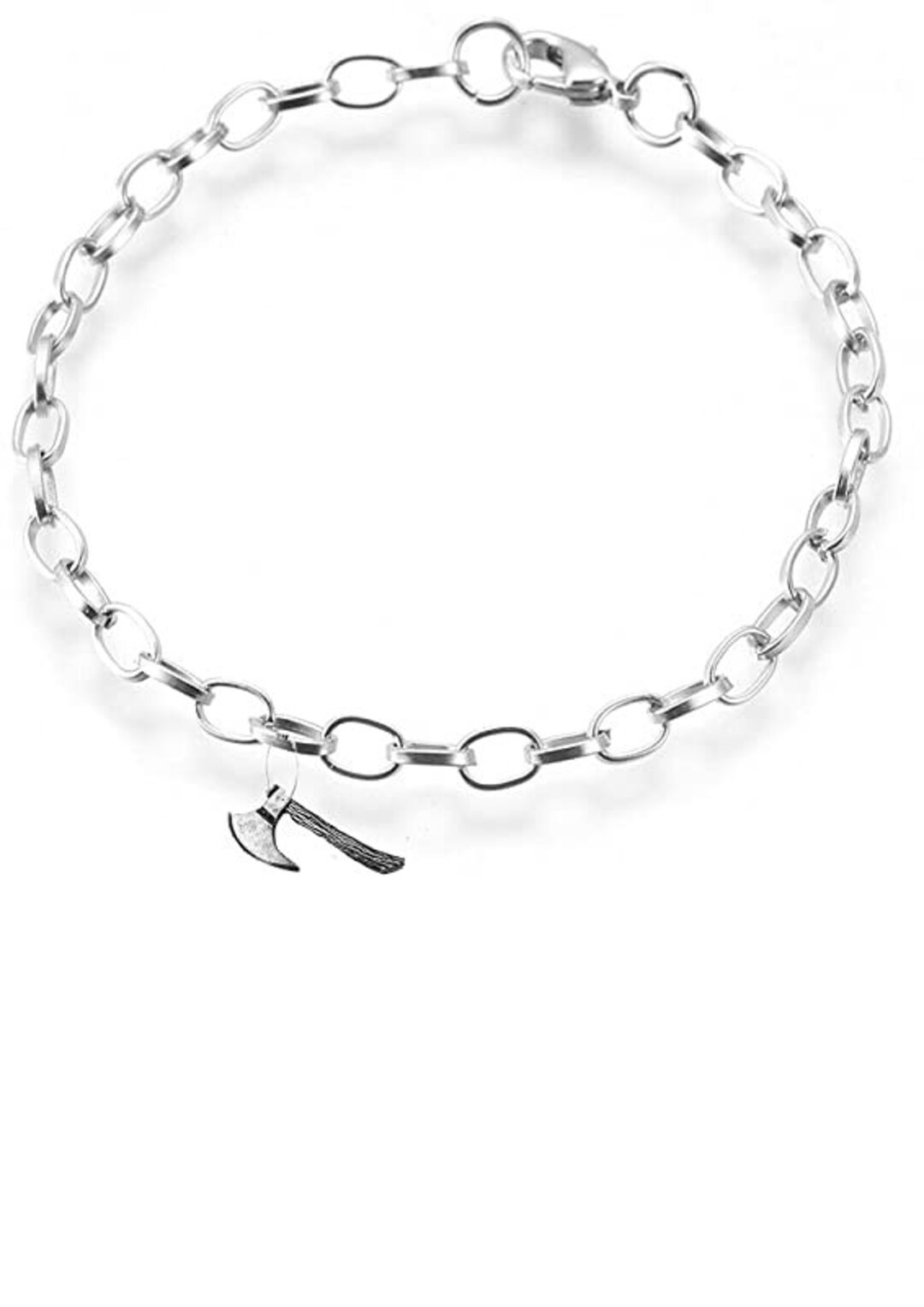 H10 Hatchet Made From English Pewter on Belcher Link Chain Perfect as a ...